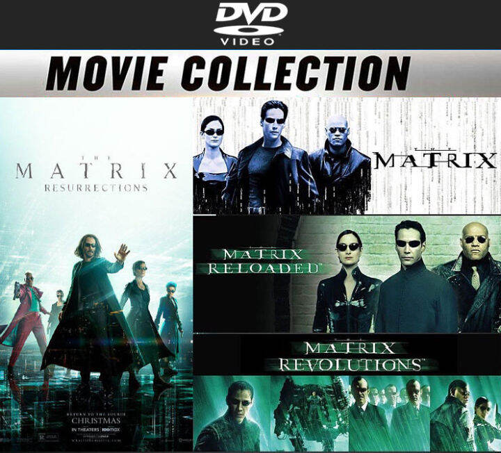 DVD หนัง The Matrix หนังดีวีดี เดอะ เมทริคซ์ Collection | Lazada.co.th