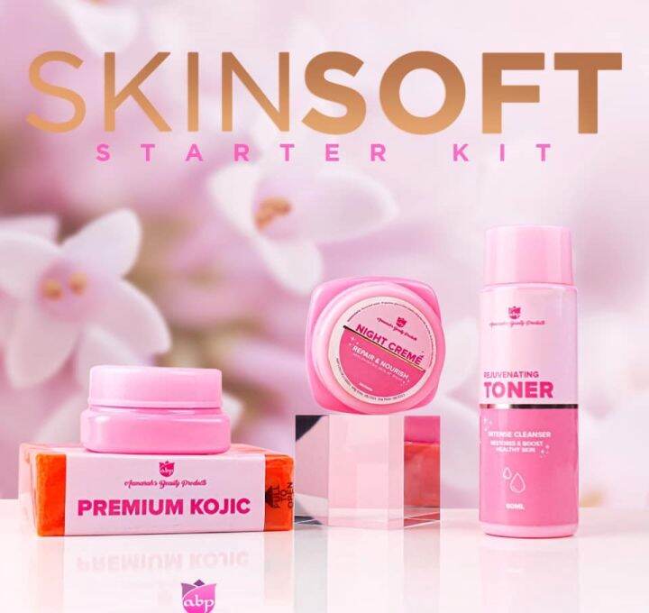 Skin Soft Starter Kit by Aamarah's Rejuvenating Skincare Set Good for ...