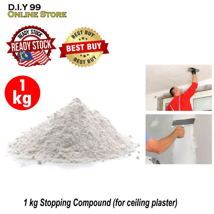 1 Kg Stopping Compound / Plaster Ceiling Compound / Kapur Siling | Lazada