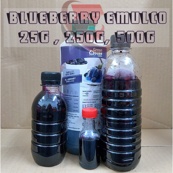 BLUEBERRY EMULCO | 25G | 250G | 500G | Lazada