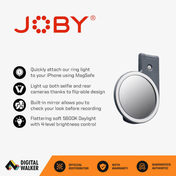 [Digital Walker] Joby Beamo Ring Light for MagSafe | Lazada PH