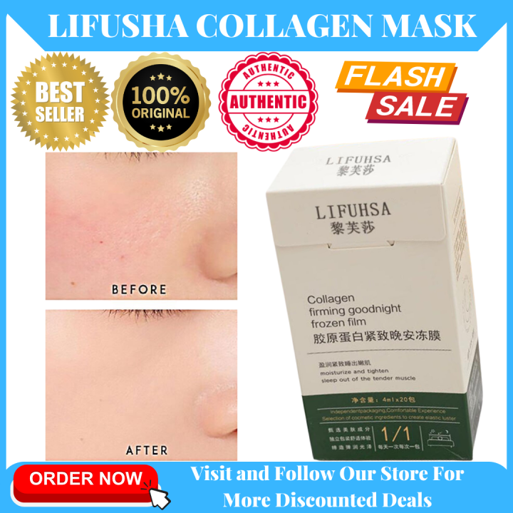 LIFUSHA Collagen Firming whitening Sleeping Mask No-Cleaning Hydrating ...