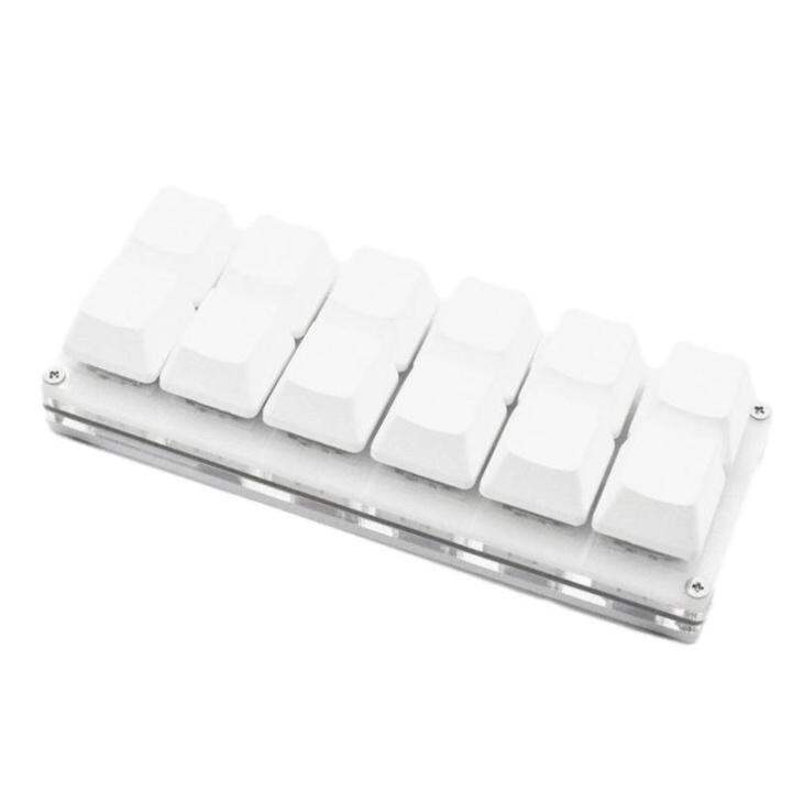 12 Keys Macro Programmable Mechanical Keyboard Custom Shortcut Keypad ...