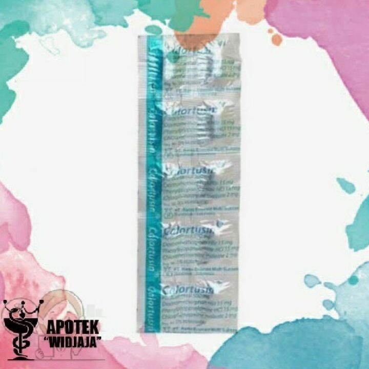 calortusin tab tablet obat batuk pilek 10's 10 / strip | Lazada Indonesia