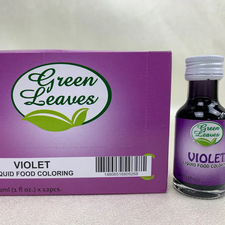 PREMIUM VIOLET FOOD COLOR 12x30 ml | Lazada PH