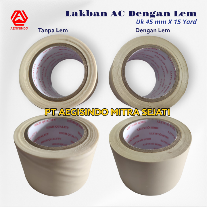 Duck Tape LAKBAN Isolasi AC 45 mm x 15 yard - DENGAN LEM | Lazada Indonesia