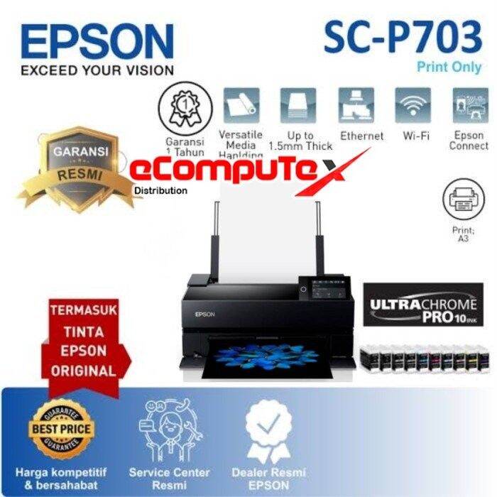 PRINTER EPSON SURECOLOR SC-P703 A3+ PHOTO PRINTER SC P703 | Lazada ...