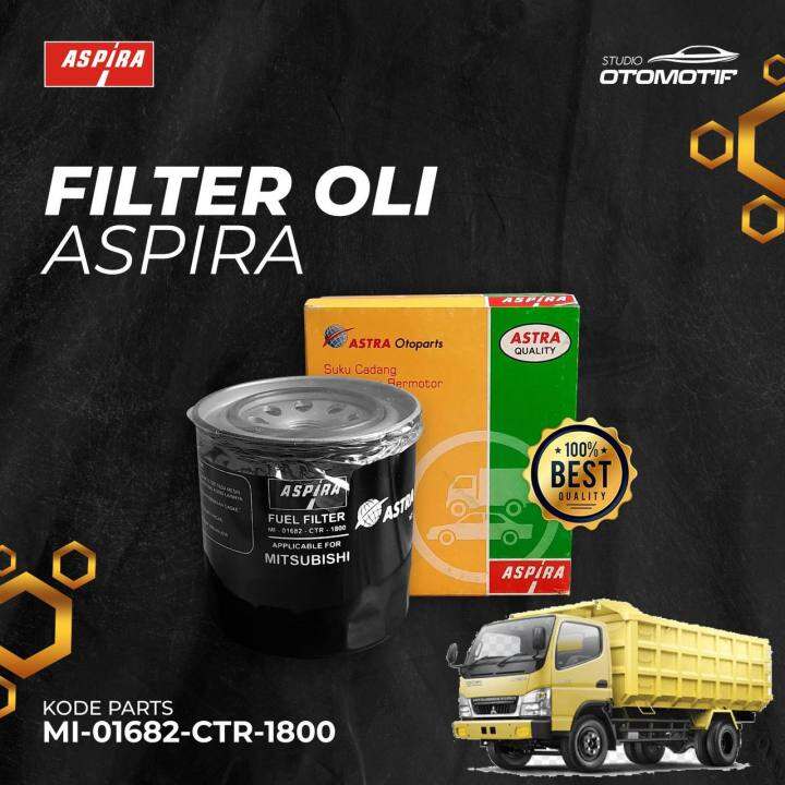 ASPIRA FUEL FILTER SOLAR ATAS CANTER PS100 PS125 PS136 TURBO MI-01682 ...