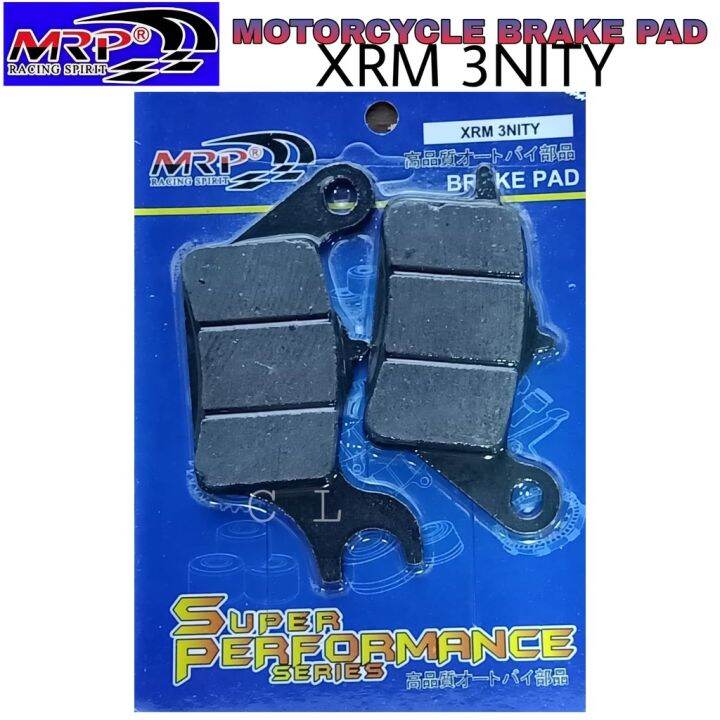 MRP MOTORCYLE BRAKE PAD (XRM 3NITY) | Lazada PH