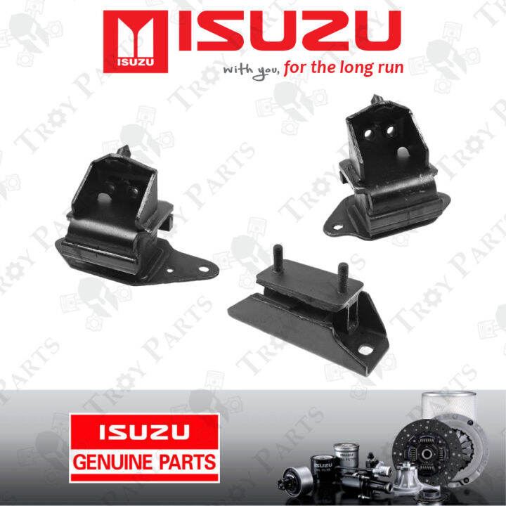 (3pc) Original Isuzu Engine Mounting Set for Isuzu DMax D-Max 2.5 3.0 ...