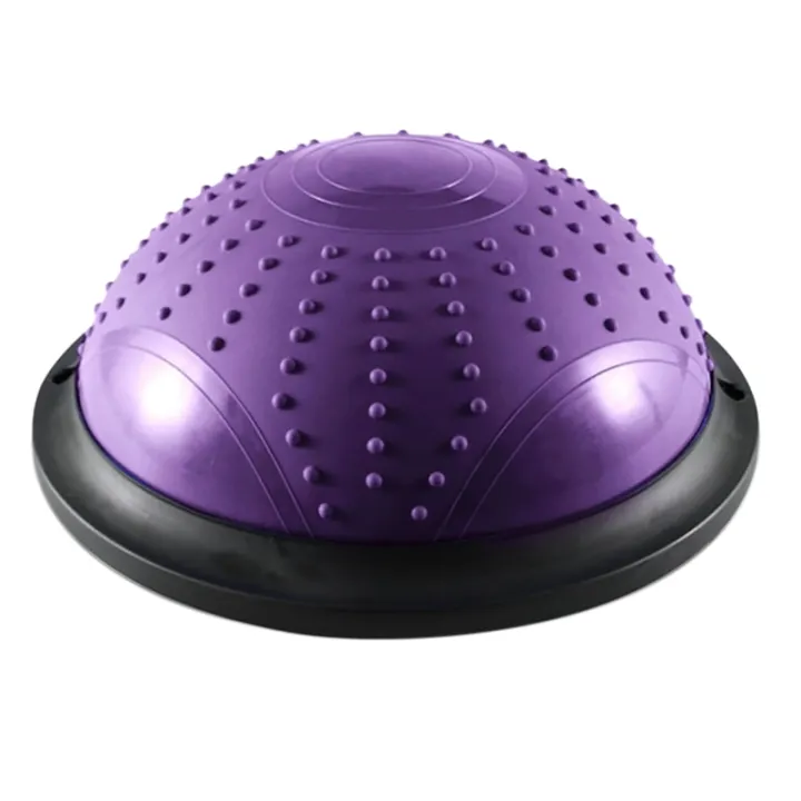 Half Yoga Ball Balance Trainning Ball With Resistance Bands Air Dome ...
