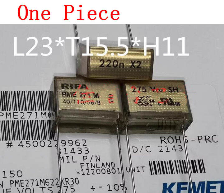 One Piece RIFA PME271M 220n X2 224 275V 0.22UF Foot Pitch 20mm ...