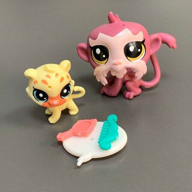 สัตว์เลี้ยงขนาดเล็กหายาก Lps ตุ๊กตากระต่ายจิ๋วสุดๆรูปนกแกะกระต่ายของ ...