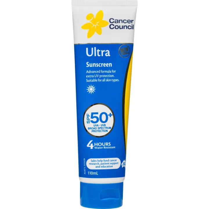 Cancer Council Ultra Sunscreen SPF50+ UVA/UVB แคนเซอร์เคาน์ซิล โลชั่น ...