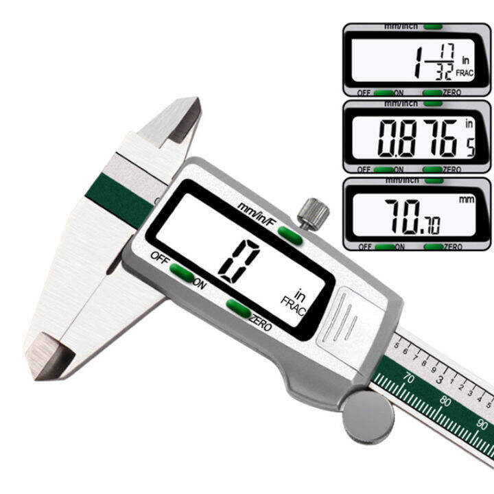 150mm Fractionmminch Stainless Steel Digital Vernier Caliper Electronic ...