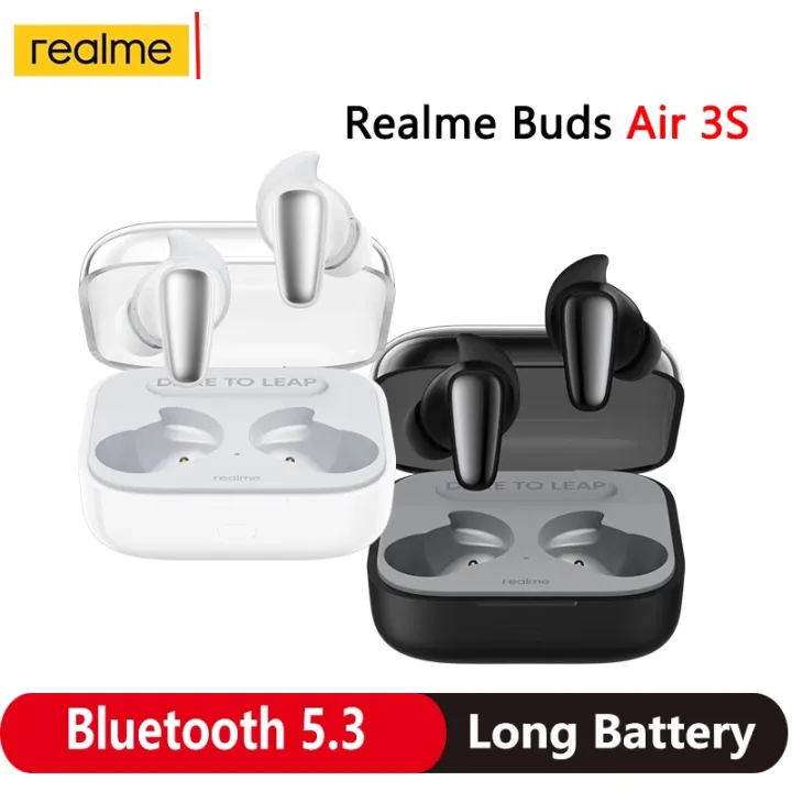 Global Version Realme Buds Air 3S Low Latency TWS Earphone 30 Hours Battery Life AI ENC Call ...