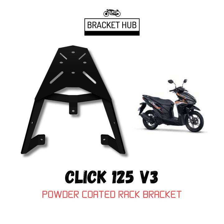 Honda Click125 Top Box Bracket / 2023 Bracket (V3) No Grab and Stay ...