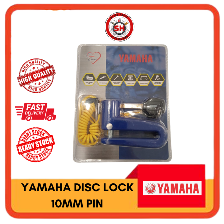 Disc Lock Yamaha Disc Lock 10mm Pin (Ready Stock) 100% Original | Lazada