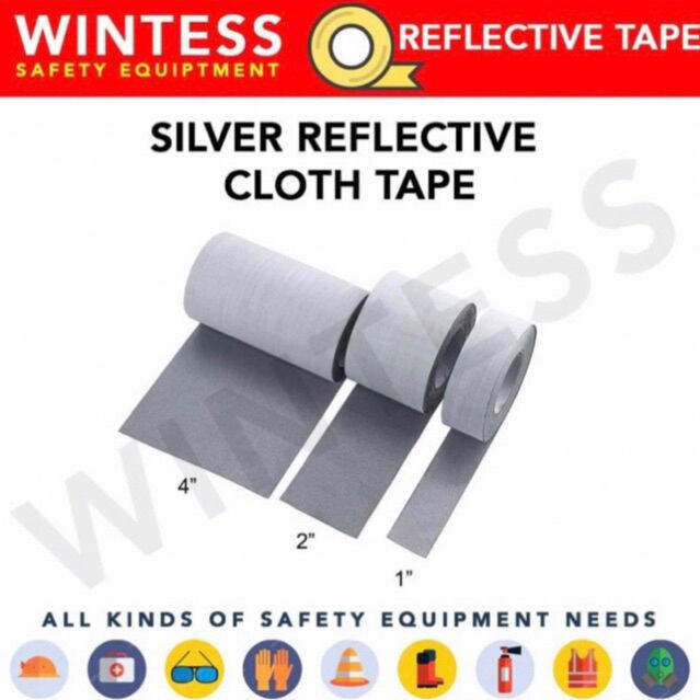 Grey reflector tape reflector cloth 2 inches 1 inch | Lazada PH