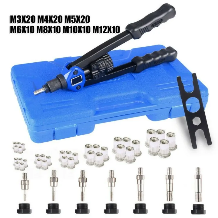 Nutsert Tool Nutsert Kit Rivnut Heavy Duty Nutsert Gun M3-12 Nut Rivet ...