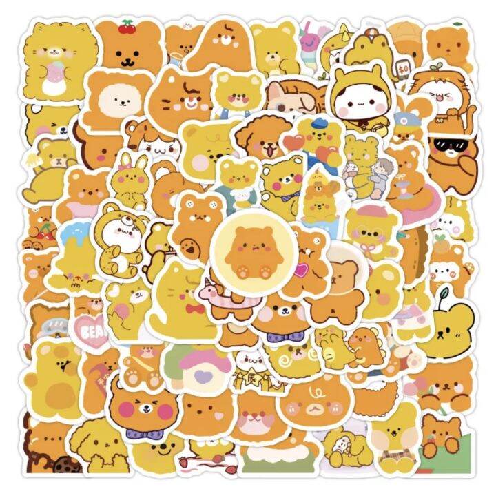 STICKER DÁN SỔ CAO CẤP - STICKER DÁN CHỐNG THẤM NƯỚC - STICKER GẤU CAM ...