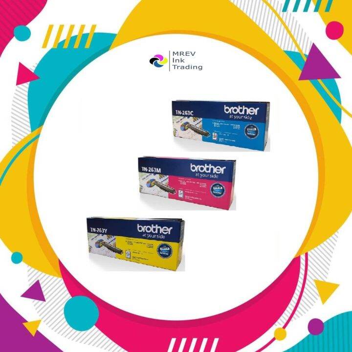 BROTHER TN-263 (TN263) CYAN, YELLOW,MAGENTA TONER CARTRIDGE | Lazada PH