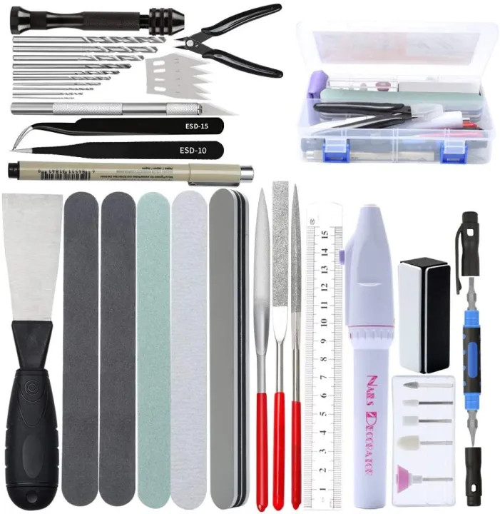 Gundam Model Tools Kit Professional 42 in 1 Modeler Basic Tools Craft ...