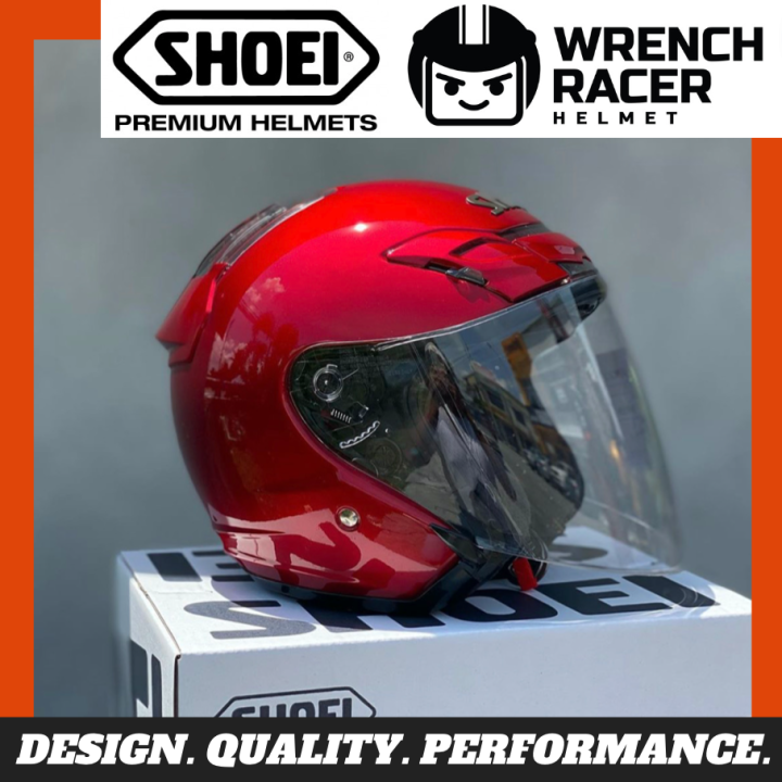 Helmet SHOEI JFORCE 3 / SHOEI JF3 Maroon Helmet (1 to 1) | Lazada