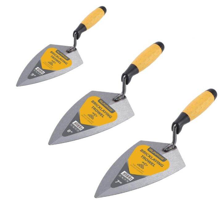 Cement Trowel With Wood Handle 6'' , 7'', 8'' , 9'' | Lazada PH