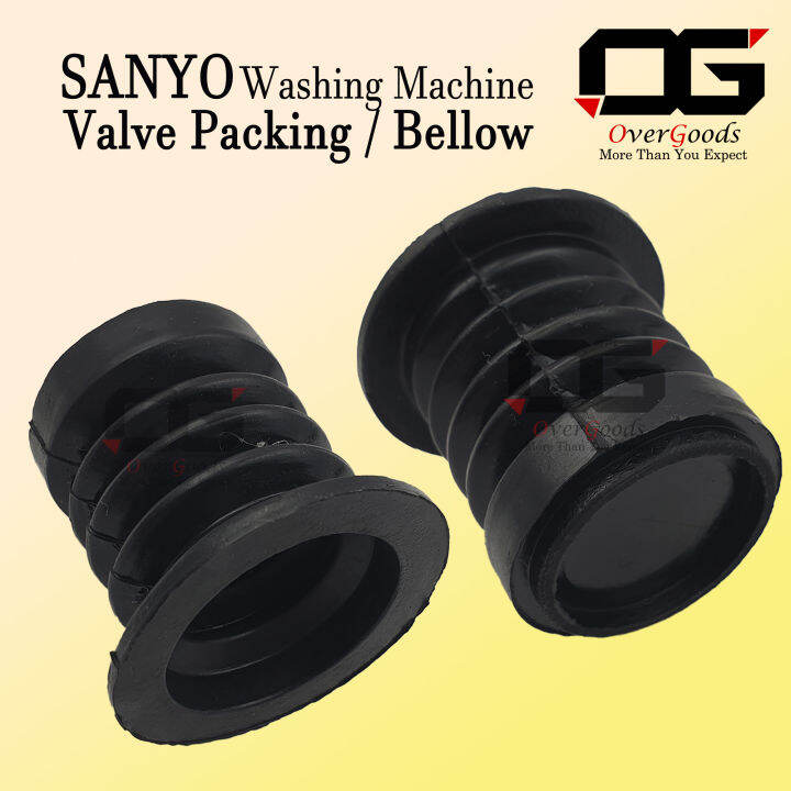 Sanyo Drain Valve Packing Washing Machine Black Rubber Stopper Mesin ...