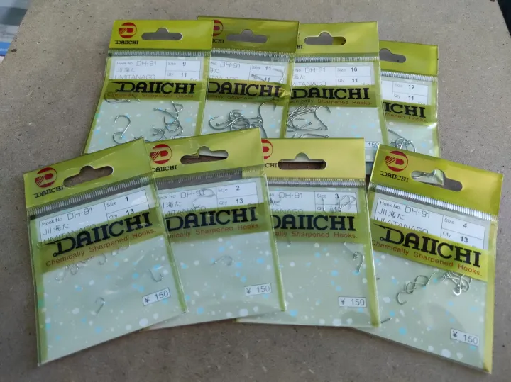 Mata kail Daichi / pancing Daiichi tipe DH91 Warna Putih | Lazada Indonesia