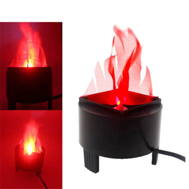 3D LED Fake Fire Flames Effect Light Realistic Flame Stage Effect Light ...