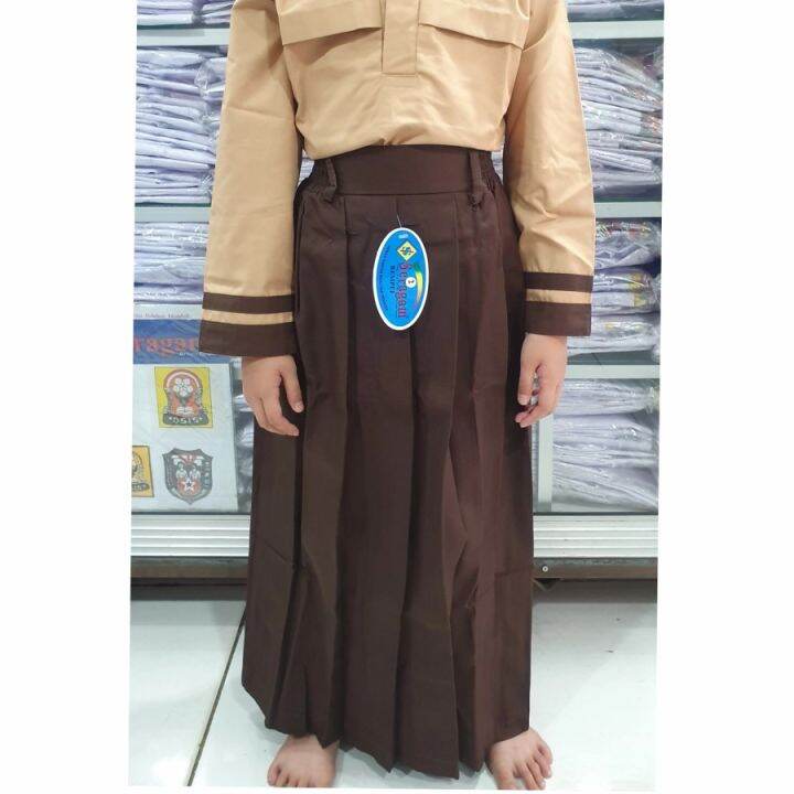ROK SERAGAM SEKOLAH PJG / ROK PANJANG REMPEL PRAMUKA SD SIZE 1-6 MERK SERAGAM | Lazada Indonesia