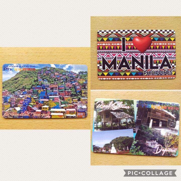 Travel Paradise 3 in 1 Philippine Rubber Magnet Manila, Benguet at ...