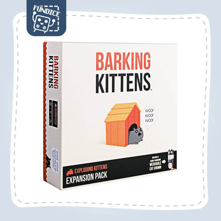 Fun Dice: Exploding Kittens: Barking Kittens Expansion Board Game | Lazada.co.th