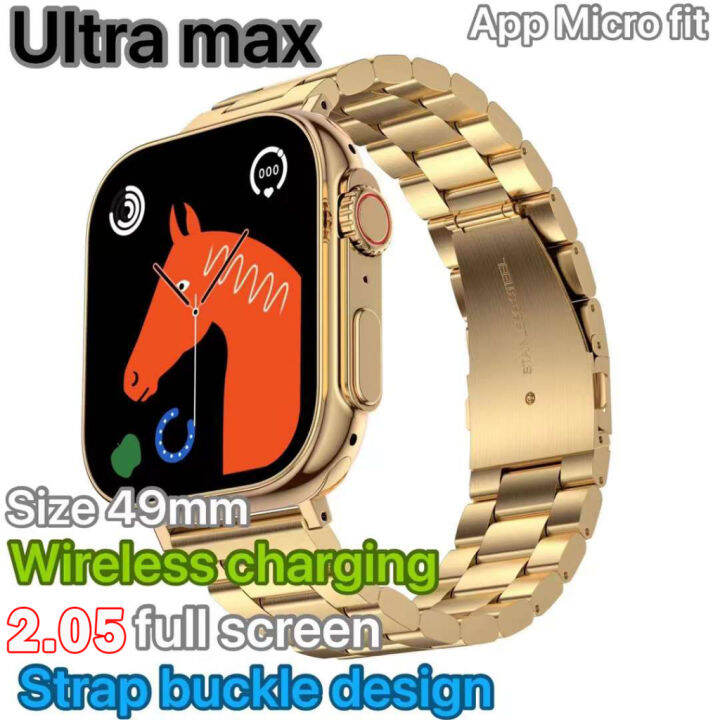 2023 New Original Watch H9 Ultra Smart Watch 49mm Luxury Gold Steel ...