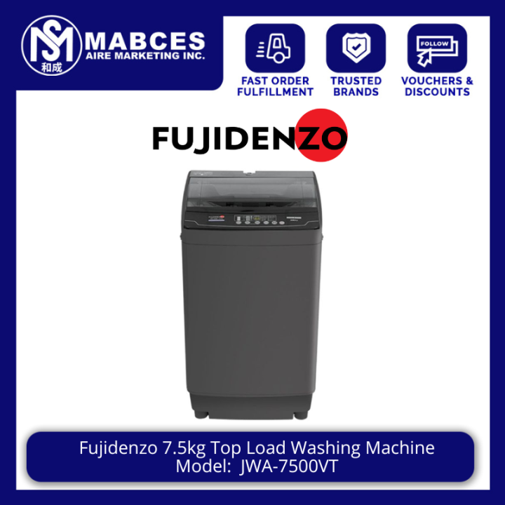 Fujidenzo 7.5kg Top Load Washing Machine JWA-7500VT | Lazada PH