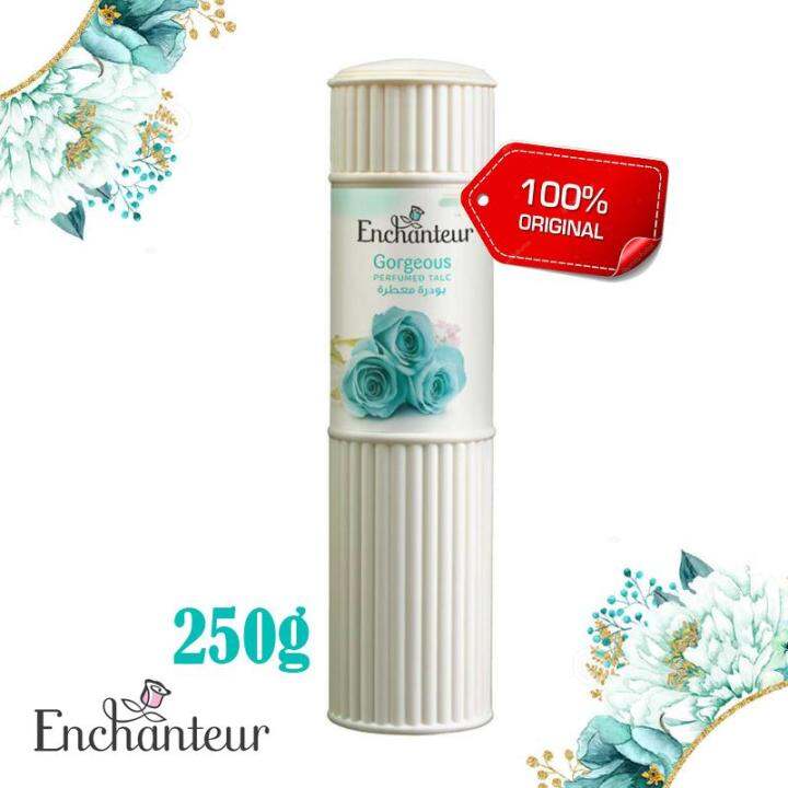 Enchanteur Gorgeous Perfumed Talc Powder Fragrant Face Powder / Smooth ...
