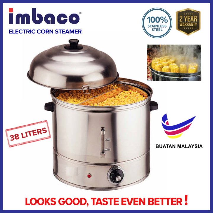 [ BUATAN MALAYSIA ] Imbaco Stainless Steel Commercial Electric Corn ...