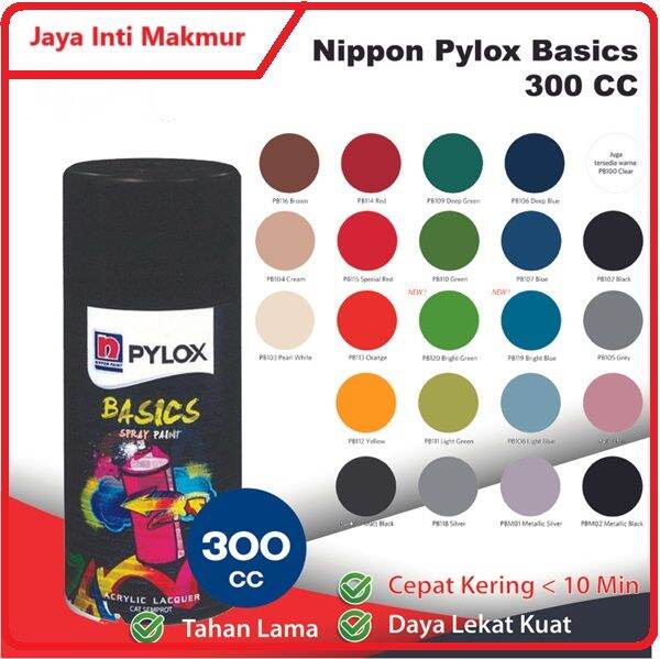 Pylox Basics Cat Semprot Spray Nippon Paint Basics Pyloc Pilox Pilok | Lazada Indonesia