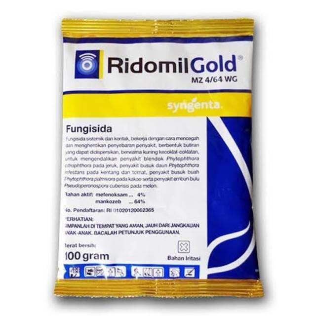 Ridomil Gold 100 Gram Fungisida Busuk Batang dan Layu Fusarium | Lazada ...