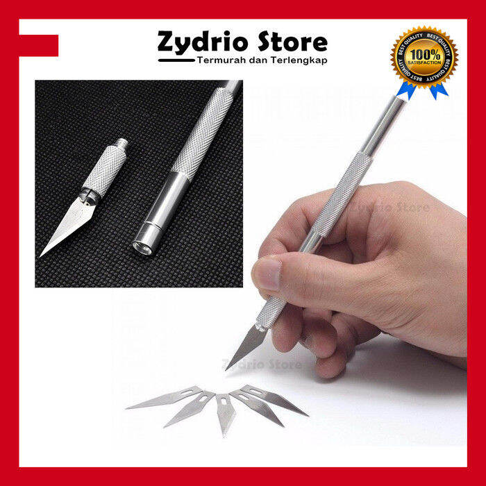 Pisau Ukir Seni Pisau Sayat IC Crafting Art Knife Engraver Pena Cutter ...