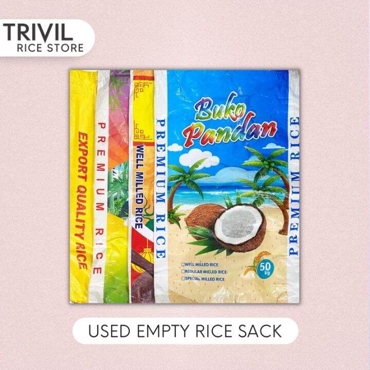 Clean used empty rice sack. 25kg & 50kg capacity | Lazada PH