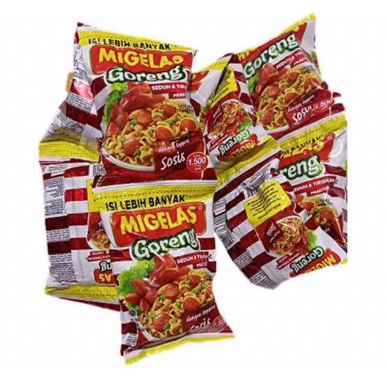 Mie gelas mie goreng renceng ( 10pcs) migelas ecer 1500 | Lazada Indonesia