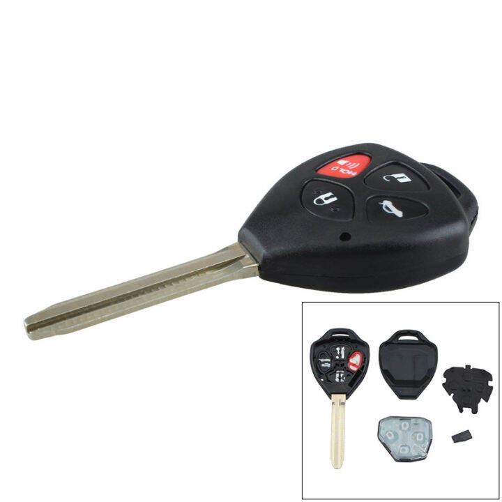 314Hz 4 Buttons Replacement Remote Car Key Fob Transmitter Clicker ...