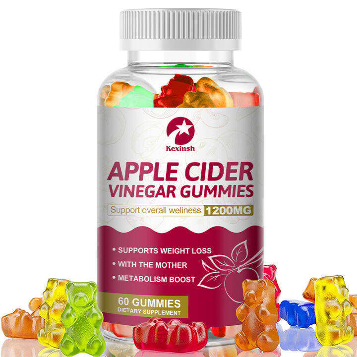 Apple Cider Vinegar Gummies Keto Weight Loss Slimming Gummy Candy Apple ...