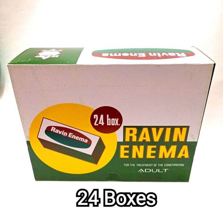 Ravin Enema For Constipation / Untuk Sembelit 拉因灌肠水 ( 24 boxes ) | Lazada