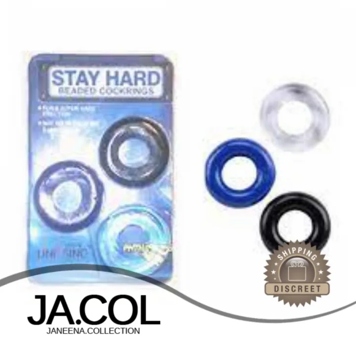 JaCol Stay Hard Donut Penis Rings Penis Hardener Adult Toy | Lazada PH