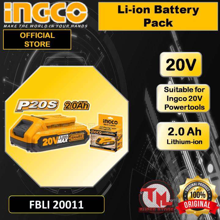 INGCO Cordless battery FBLI 20011 (Li-ion Battery) • Tm ss | Lazada PH