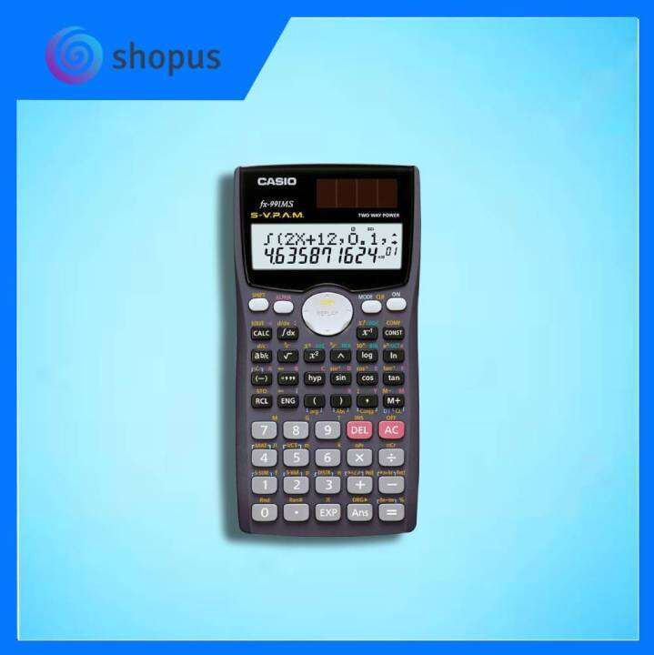Casio Scientific Calculators - 10 + 2 digits, Dot Matrix Display (FX-991MS) | Lazada